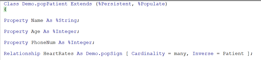 使用Populate Utility 生成数据 | InterSystems Developer Community | ObjectScript