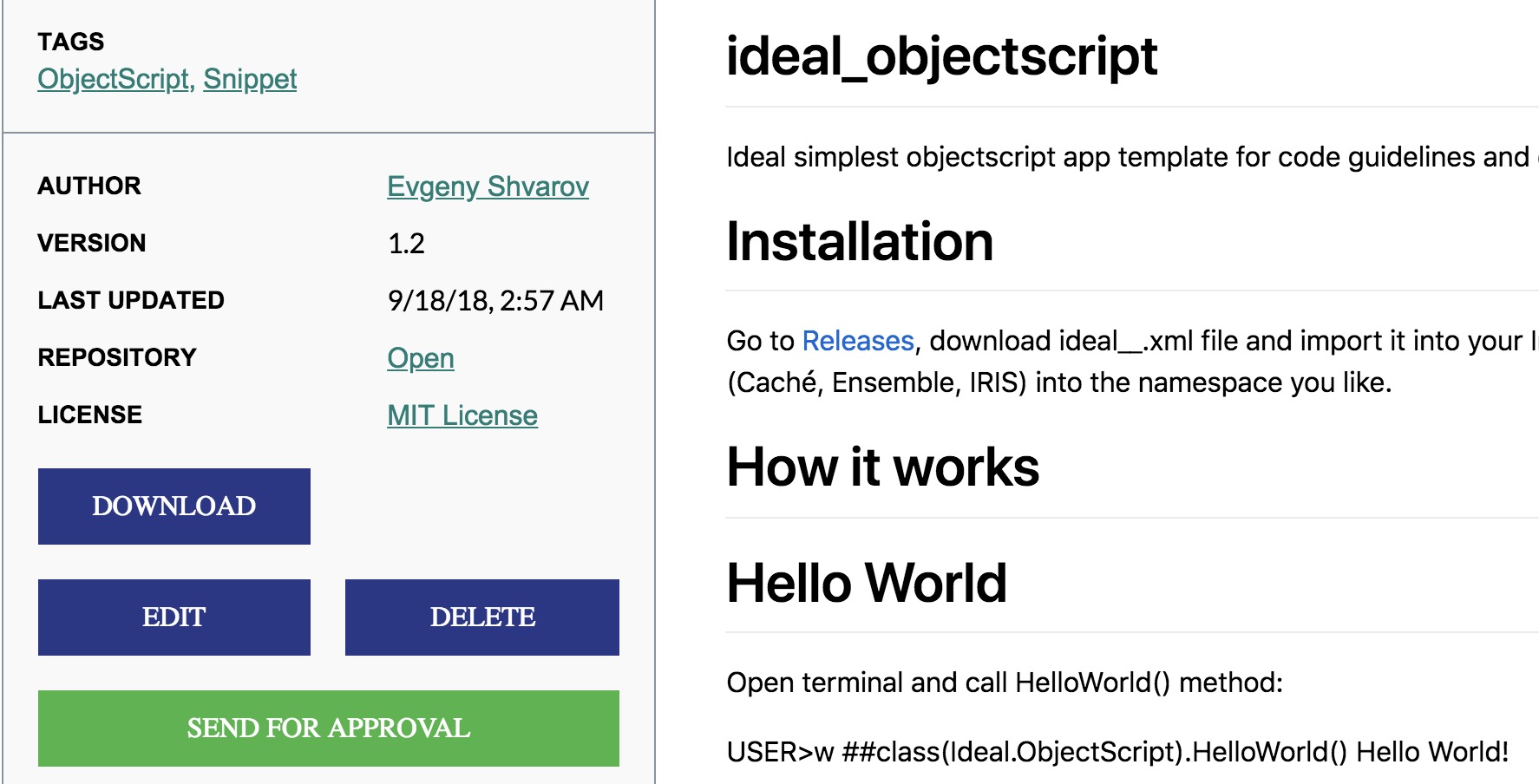 如何在 InterSystems Open Exchange 上发布应用程序？ | InterSystems Developer Community